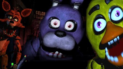 Five Nights At Freddys 1 Scary Animatronics Youtube