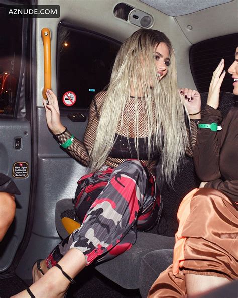 Megan Barton Hanson Seen Leaving Shoreditch House After Signing