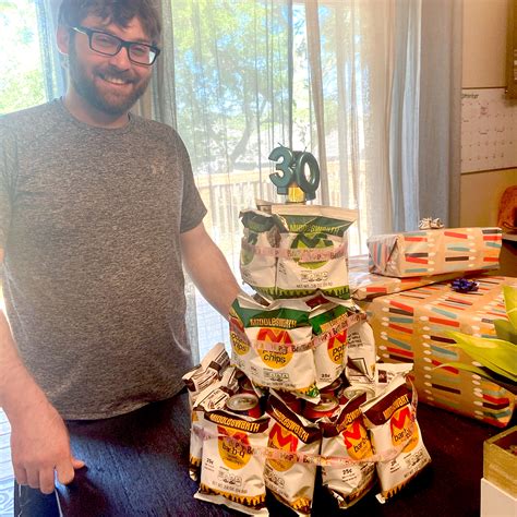 Chip Birthday Cake Tower Middleswarth Potato Chips