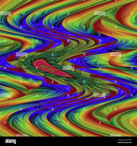 Abstract Coloring Background Of The Gradient With Visual Wave And