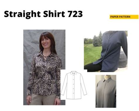 Straight Shirt 723 Printed In Envelope — Christine Jonson Sewing
