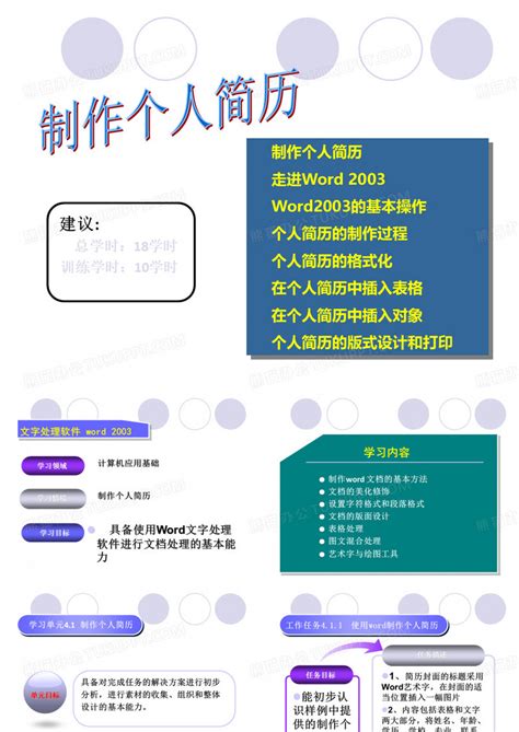 用word制作个人简历ppt模板下载 编号qezjdbba 熊猫办公