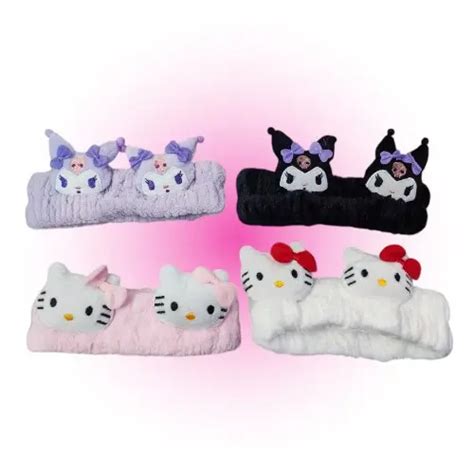 Vincha De Hello Kitty Y Kuromi Para Maquillaje Y Skincare Bella Ciudadela