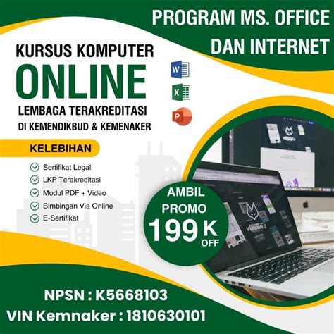 Jual Kursus Komputer Online Shopee Indonesia