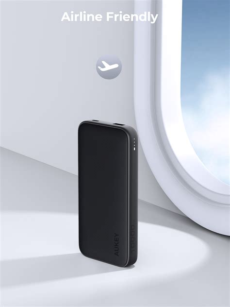 Aukey Pb Y46 Spark Go 10 000mah Compact Powerbank With Free Km P1 Mouse Pad Shopee Philippines