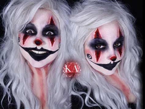 Creepy Clown Makeup Tutorial Halloween Makeup Beauty Photos Trends