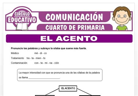 Tips De Tildacion Para Cuarto De Primaria Escuela Primaria Images 32500