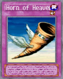 Horn Of Heaven Yu Gi Oh World Championship Wiki Fandom