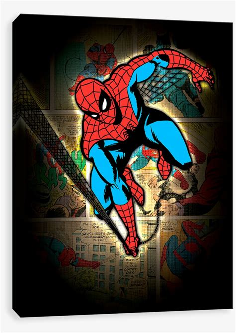 Spider Man Swing Spider Man Canvases By Entertainart Spider Man