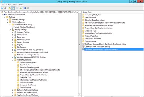 How To Configure Server Certificate Auto Enrollment Group Policy Gpo Certificate Server