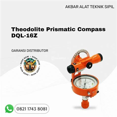 Supplier Theodolite Prismatic Compass Dqldi16z Pembesaran 16x Akurasi Tinggi Di Jakarta Barat