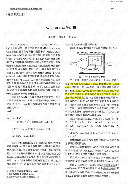 Winbugs软件应用指南中文winbugs使用资源 Csdn下载