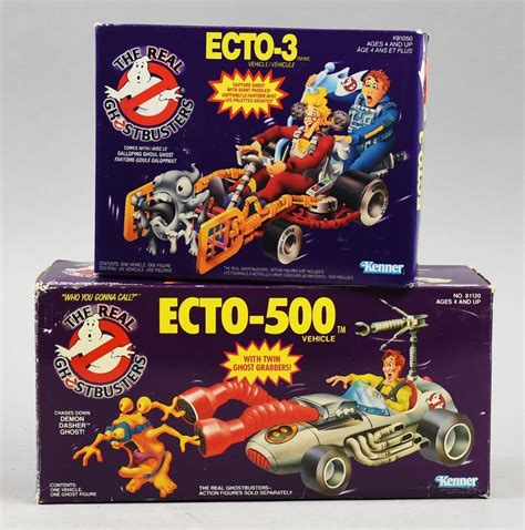 1986 Kenner Ghostbusters Ecto 3 And Ecto 500 Mib Auction