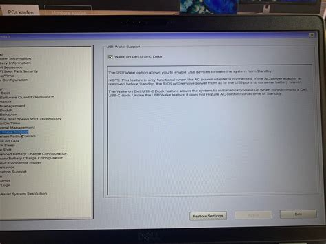 Missing Usb Wake Support Option In Bios Rdell