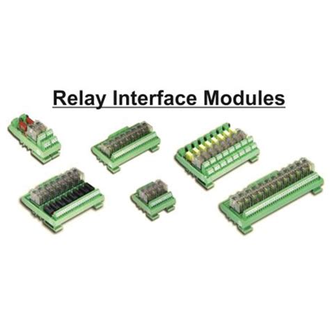 Relay Interface Modules High Performance Design Versatile Connectivity Reliable Signal