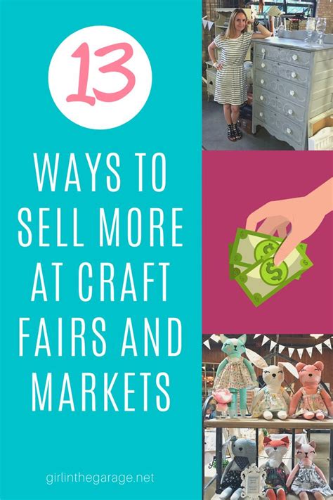 13 Ways To Sell More At Craft Fairs And Markets Things To Make And