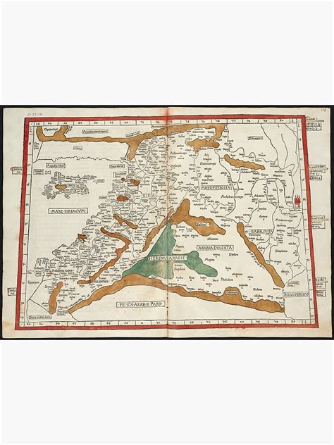 Vintage Map Of Mesopotamia 1482 Photographic Print By Bravuramedia