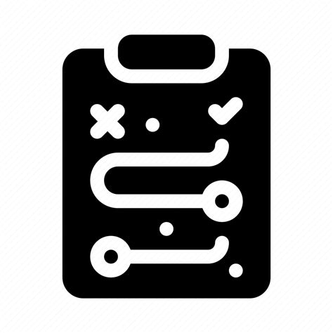 Strategy Clipboard Plan Business Tactic Success Analysis Icon