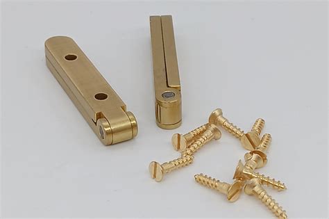 Solid Brass Side Rail Hinge 8mm Easy Fit Prokraft