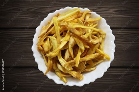 Jackfruit Chips Are A Fried Snack In Kerala Also Known As Chakka Chips
