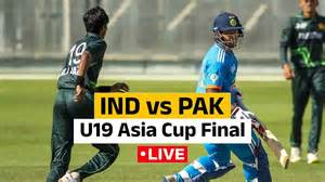 Ind Vs Pak U19 Asia Cup Final Live Cricket Score India Vs Pakistan