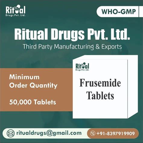 Frusemide Tablets Ip 20 Mg At ₹ 11220strip Furosemide Tablet In