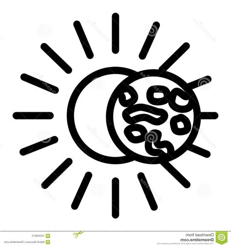 Solar Eclipse Vector At Collection Of Solar Eclipse Vector Free For Personal Use