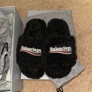 Balenciaga Shoes Balenciaga Furry Slide Sandal Poshmark