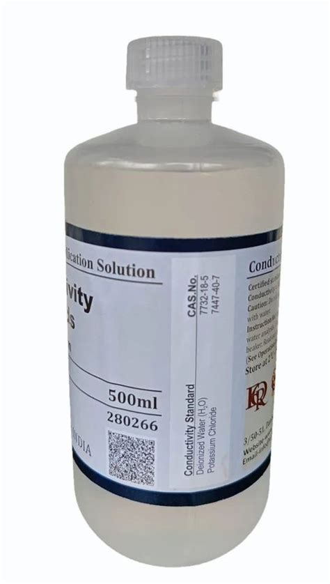 Conductivity Standard Solution Laboratory Reagent At ₹ 3300bottle In