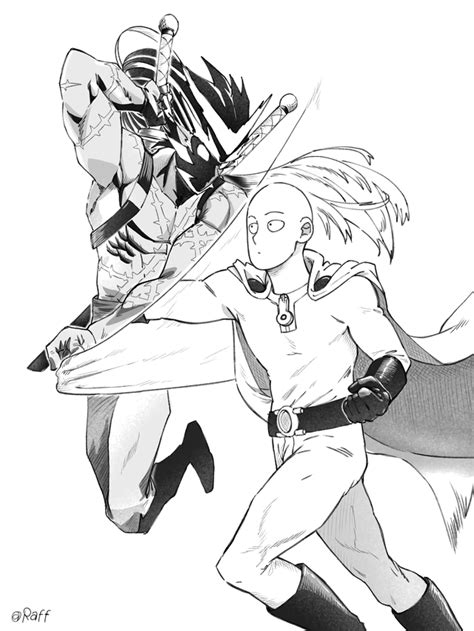 Empty Void Vs Saitama Draw By Me R Onepunchman