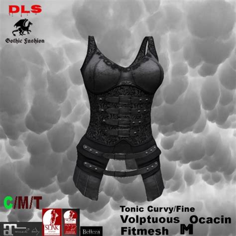 Second Life Marketplace Leather Armor Demo Fitmesh Boxed