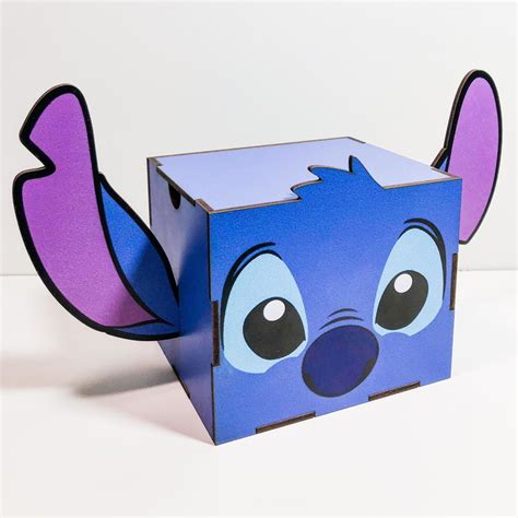 Cubo Personalizado Stitch Em Mdf Elo7 Produtos Especiais