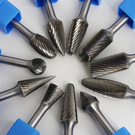 Tungsten Carbide Burr Bits Standard Types Customized Support Odm Logo
