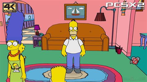 The Simpsons Game Ps2 Gameplay Uhd 4k 2160p 60 Fps Patched Pcsx2