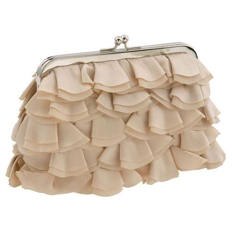 Nordstrom Kisslock Frame Silk Ruffle Clutch 78 Liked On Polyvore