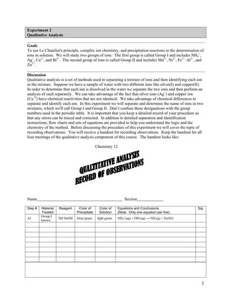 Pdf Experiment 2 Qualitative Analysis Goals€¦ · 1 Experiment 2