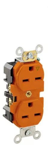 Contacto Naranja Chino Nema 6 15r 250v 15a 5662 Ig Leviton Naranja