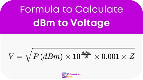 Db和dbm的换算表 Dbm 到电压在线计算器 办公设备维修网