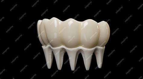 Premium Ai Image Full Removable Denture Of The Upper Jaw Of Man With