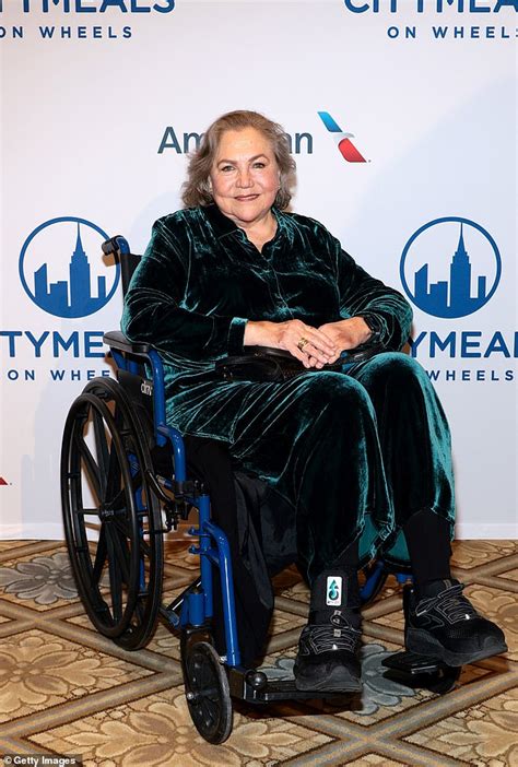 Frail Kathleen Turner 71 Seen In Wheelchair As She Reveals
