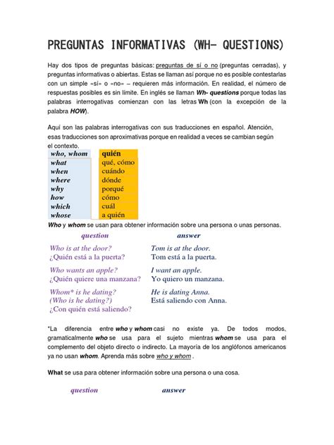 Preguntas Informativas Pdf