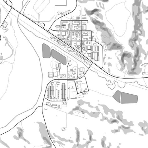Medora North Dakota Map Print In Classic — Jace Maps