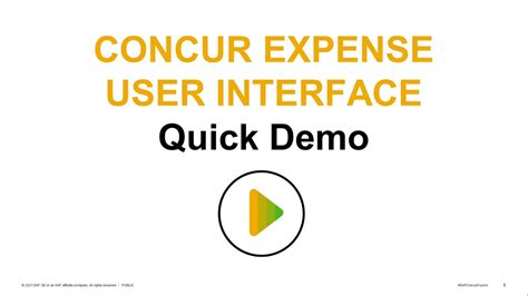 Concur Expense Interface De Usuário 2022 Youtube