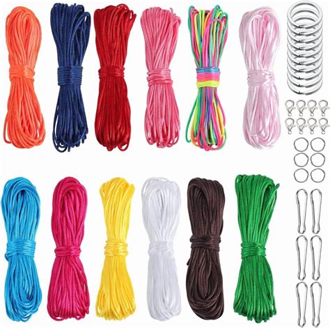 1 Box 12 Colors 120m Bracelet Nylon String 1mm Nylon Cord Beading