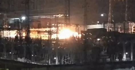 Watch Explosion At Russian Power Substation 1 000 Miles From Ukraine Blamed On Sabotage Metro