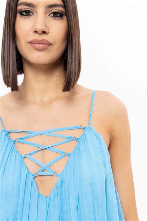 Spaghetti Straps Mini Dress Rs13875 Nissa
