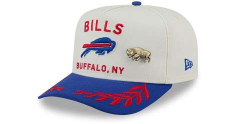 Ktz Creamroyal Buffalo Bills 2025 Nfl Draft A Frame 59fifty Fitted Hat