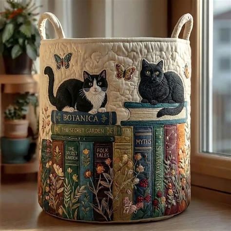 Quilted Laundry Baskets Etsy
