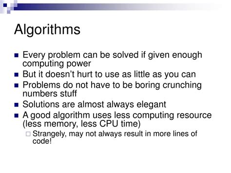 Ppt Jett 2005 Session 5 Algorithms Efficiency Hashing And