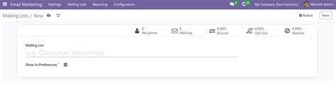 Mailing Lists In Odoo 16 Email Marketing App Odoo V16 Community